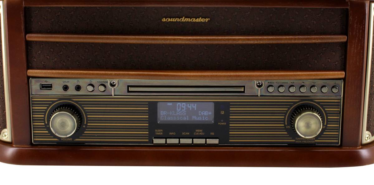 Soundmaster Retro Musikkanlegg 7-i-1 - Powermaxx.no